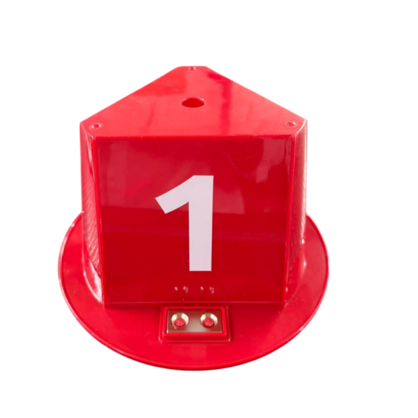 CONO MAGNÉTICO NUMERADO 1-10 ROJO CON2 » Megatul